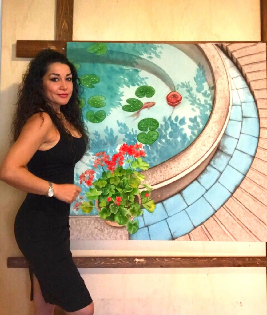 Painting Inspired by Persian Culture – Marjan Art Life